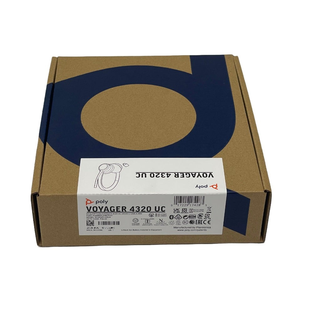 Poly Voyager 4320 Bluetooth Headset - UC (218475-01, 76U49AA) – Shop4Tele