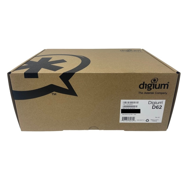 Digium D62 Gigabit IP Phone (1TELD062LF) - Shop4Tele