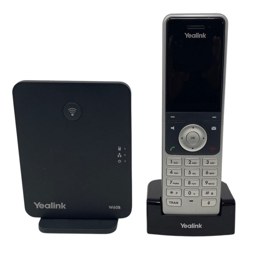 Yealink W60P Wireless IP Phone w/Base Station (Refurbished) – Shop4Tele