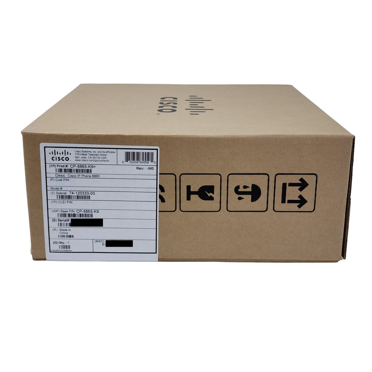 Cisco 8865 Gigabit IP Video Phone (CP-8865-K9) - Shop4Tele