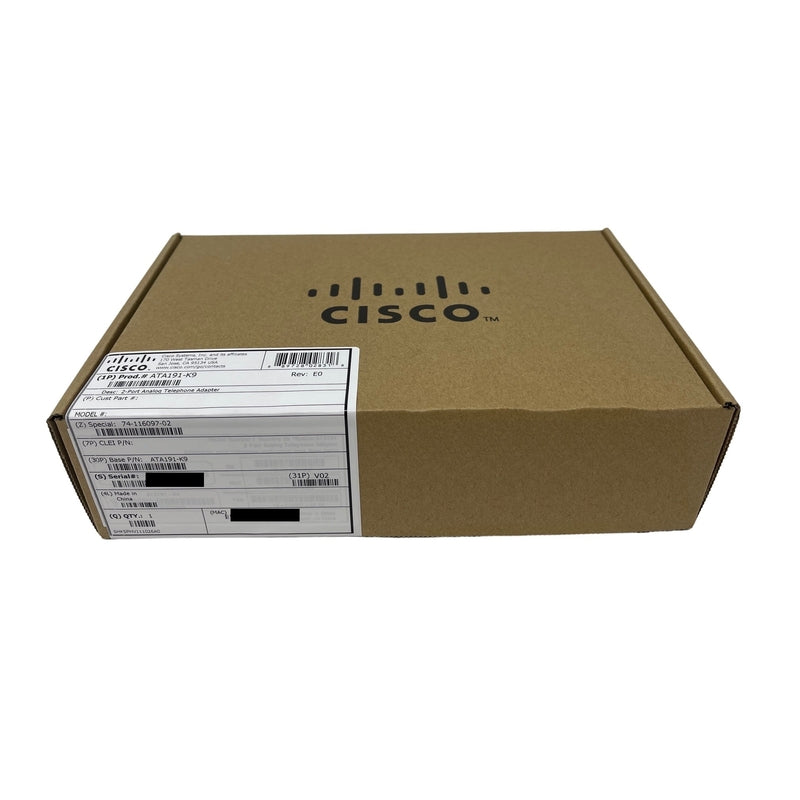 Cisco ATA 191 2-Port FXS Analog Terminal Adapter (ATA191-K9) Shop4Tele